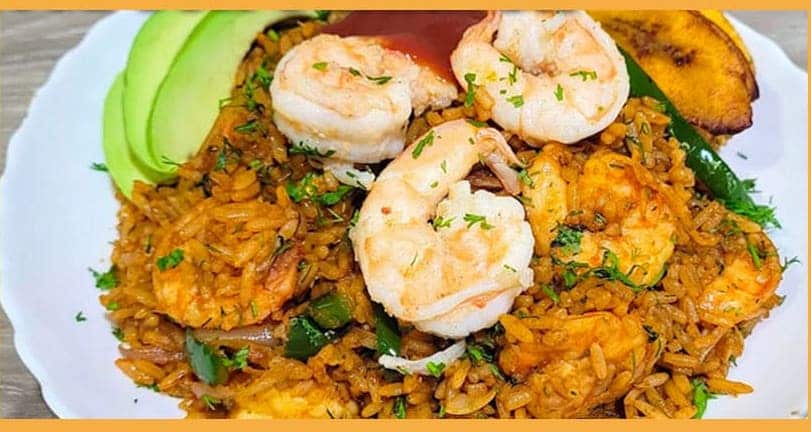 Receta de Arroz con camarón ecuatoriano