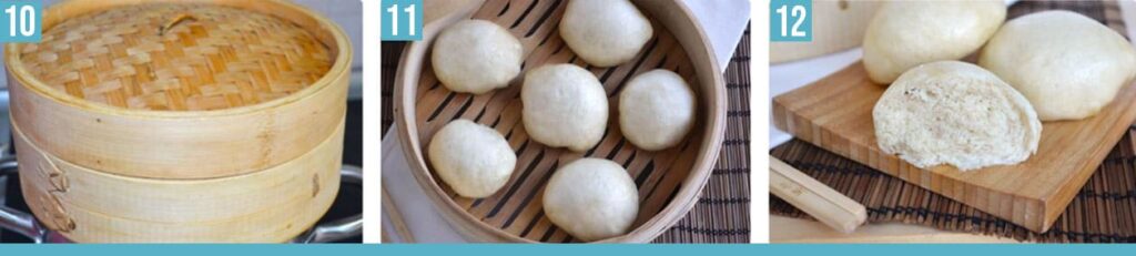 Receta de pan chino al vapor esponjoso y fácil de hacer
